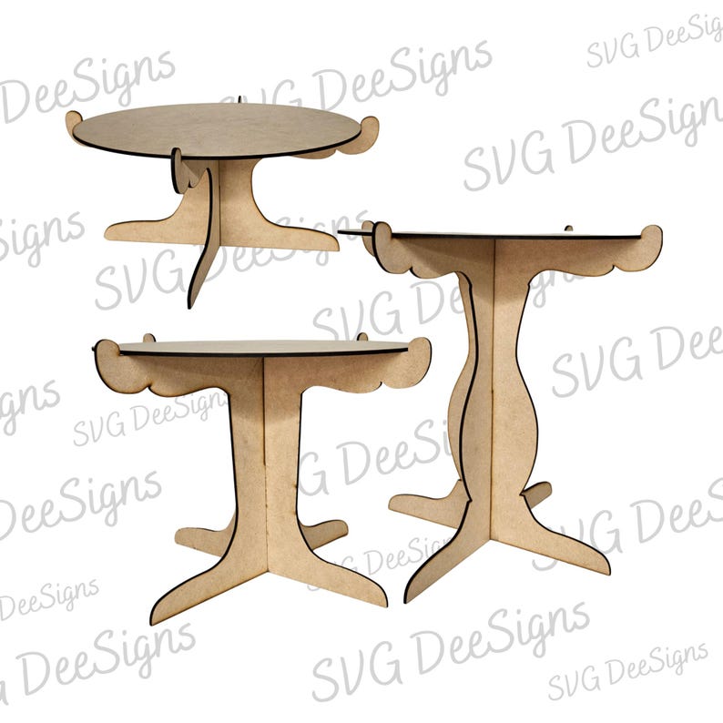 Digital File ONLY | Cake Stand SVG | Cake Plate Stand SVG | Cake Stand ...