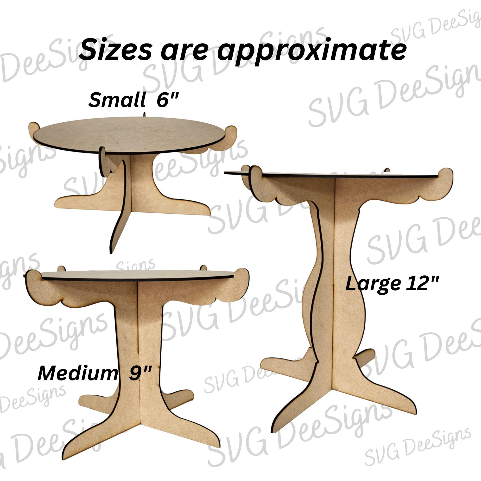 Digital File ONLY | Cake Stand SVG | Cake Plate Stand SVG | Cake Stand ...