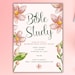 Bible Study Invitation Editable Template, Ready to Edit, Women’s Bible ...