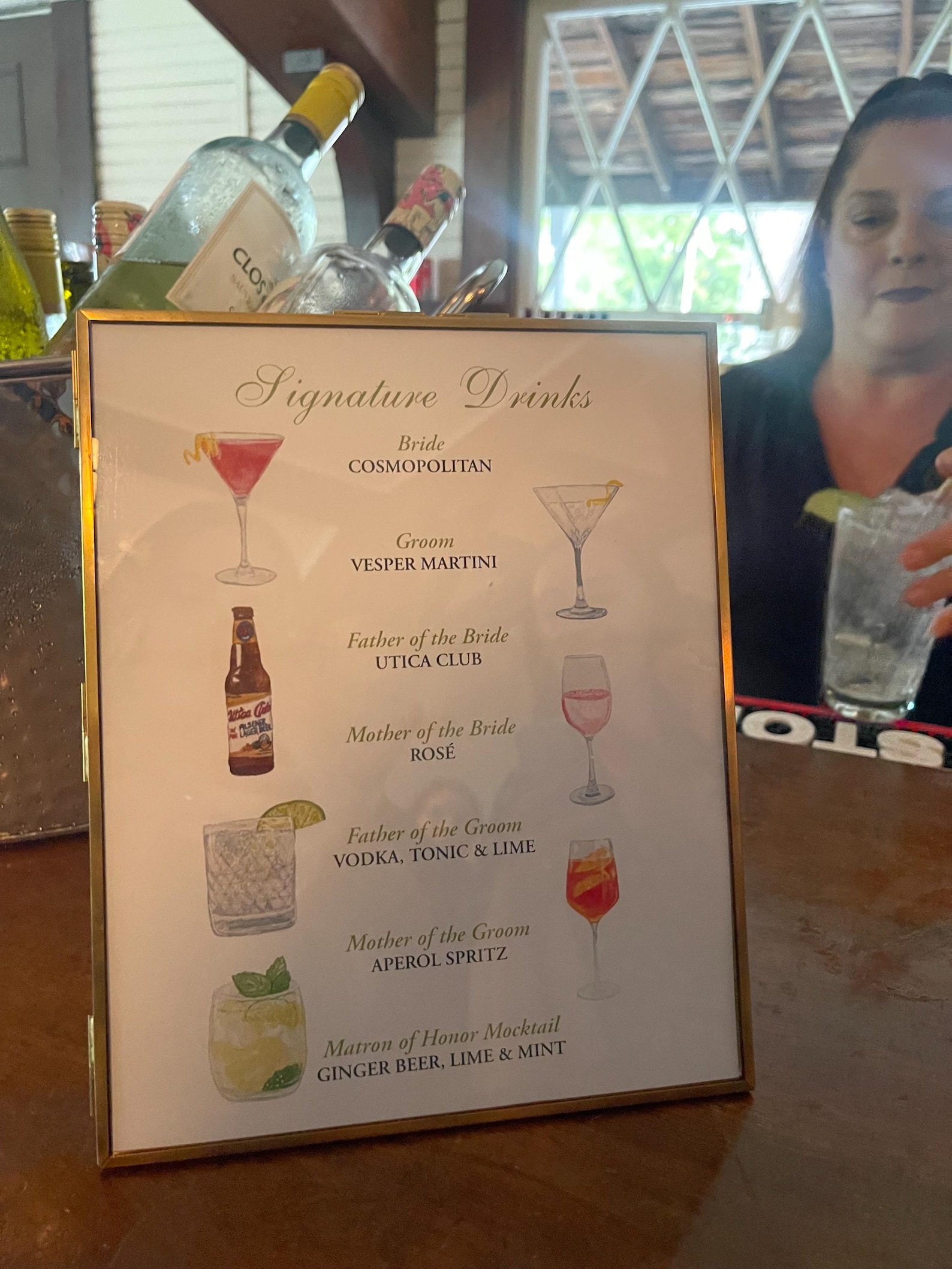 Custom Signature Cocktail Sign - Etsy Canada