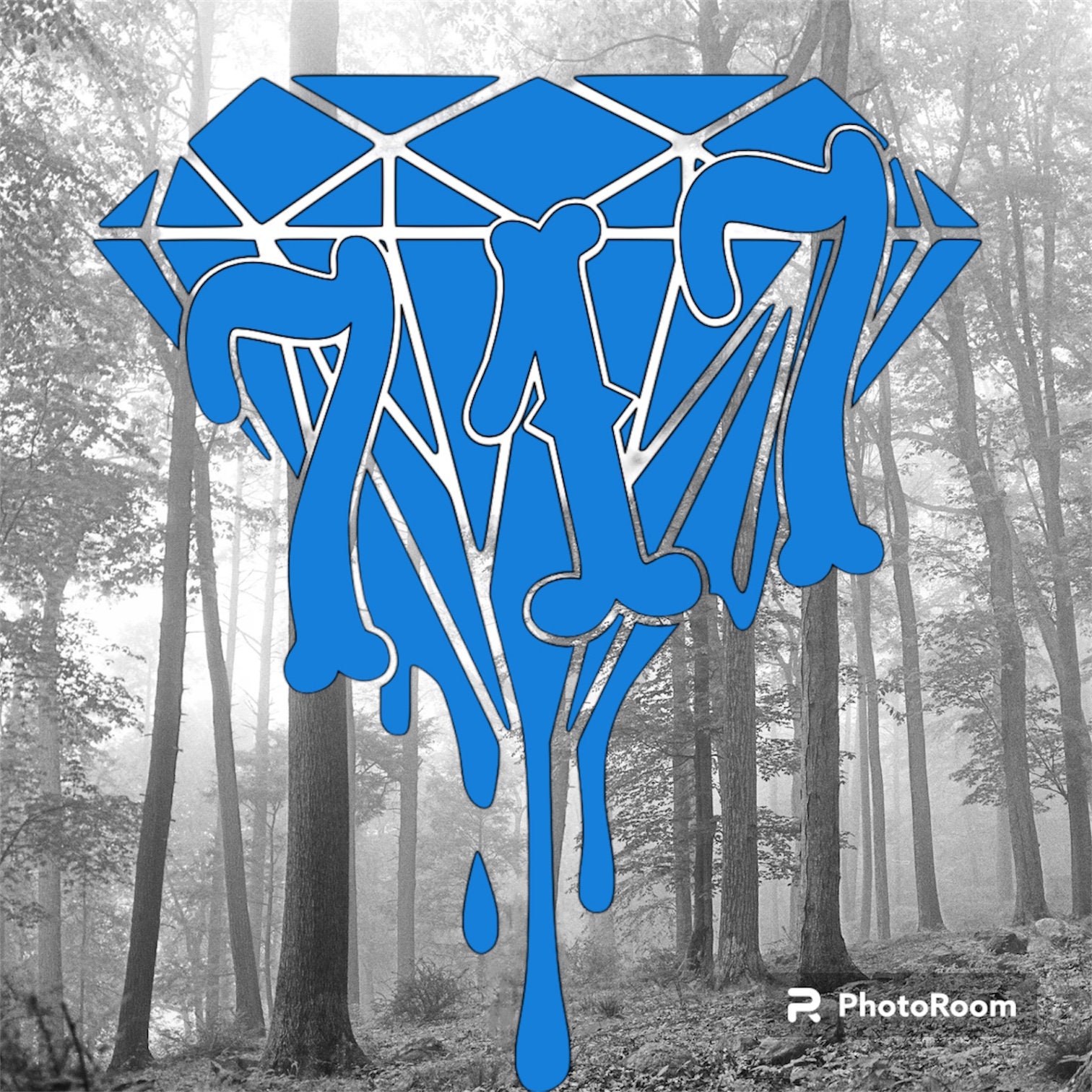 Dripped Diamond Area Code Decal Truck Decals Window Decals Diesel ...