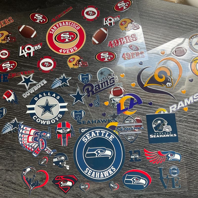 Nfl Uv Stickers - Etsy