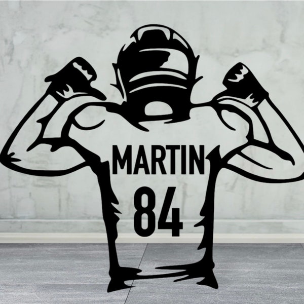 Custom Football Car Window Decals - Etsy