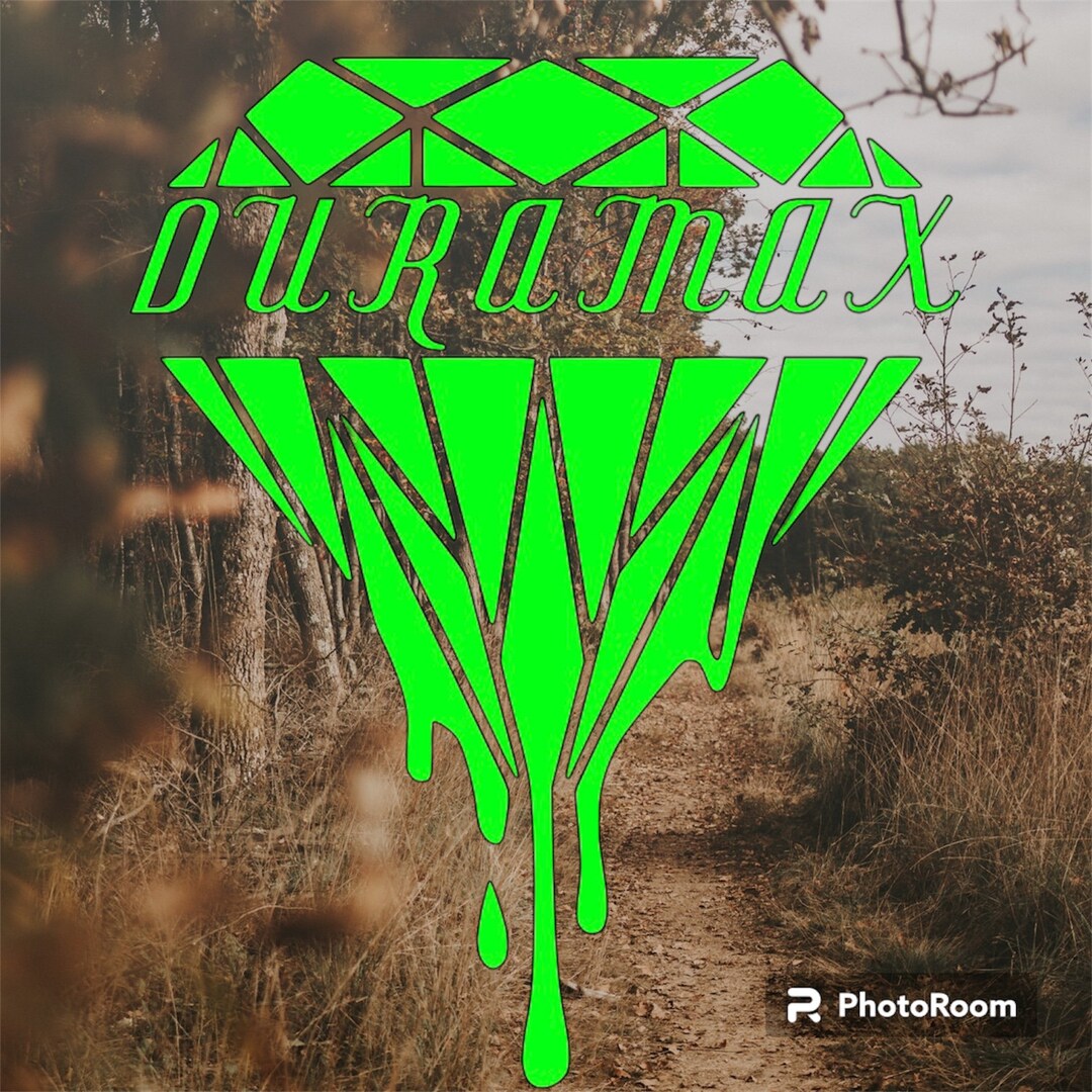 Dripped Diamond Duramax Decal | Truck Decals | Diesels Only Decals ...