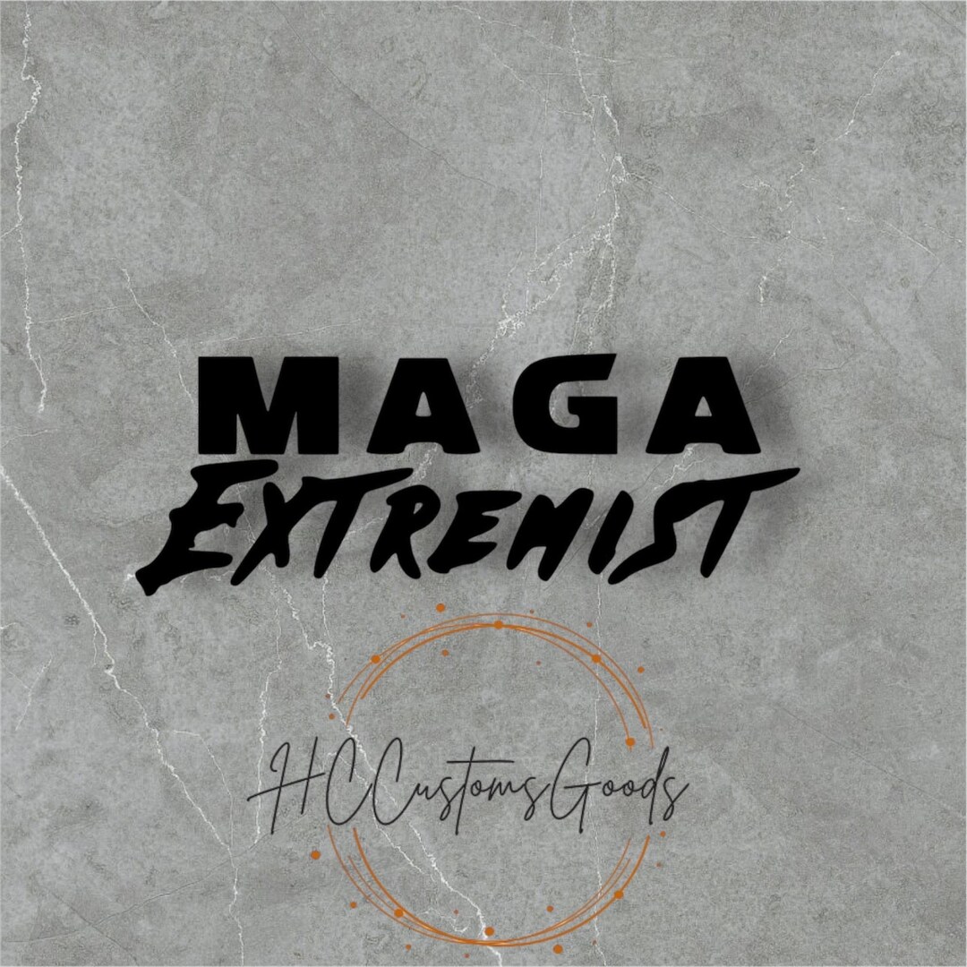 MAGA Extremist Window Decal Patriotic Decal America Political President ...