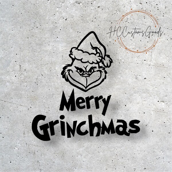 Grinch Faces for Decal - Etsy