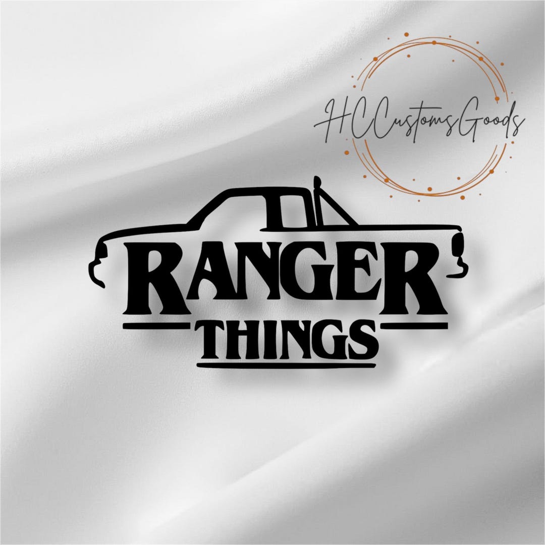 Ranger Things Decal | Vinyl Decal | Truck Decals | Window Vinyl ...
