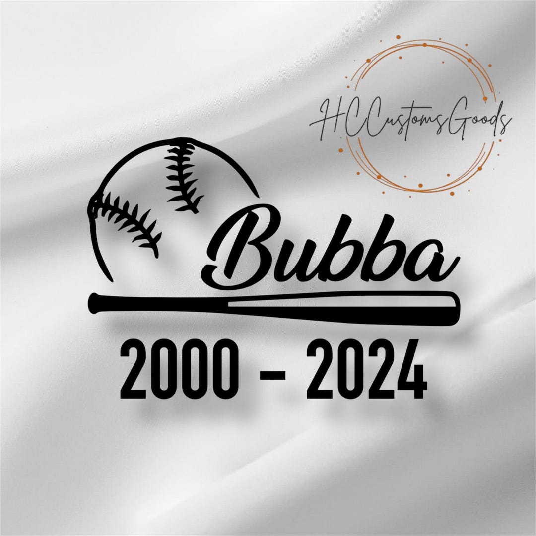 Memorial Baseball Bat Decal |memorial Decals | Window Decal | Memory ...