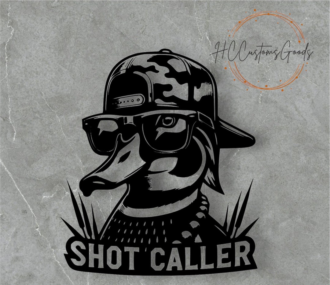Wood Duck Decal | Shot Caller Decal | Duck Backwards Hat | Duck Hunting ...