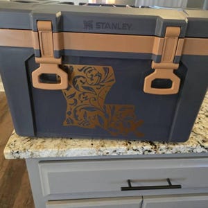 Tooled Leather Louisiana State Decal | Permanent Vinyl Window Sticker ...