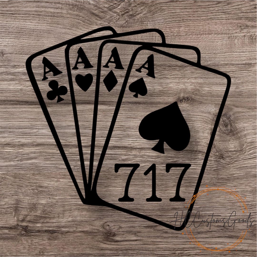 Area Code Ace of Spades Decal | Truck Decal | Window Decal | Squatted ...
