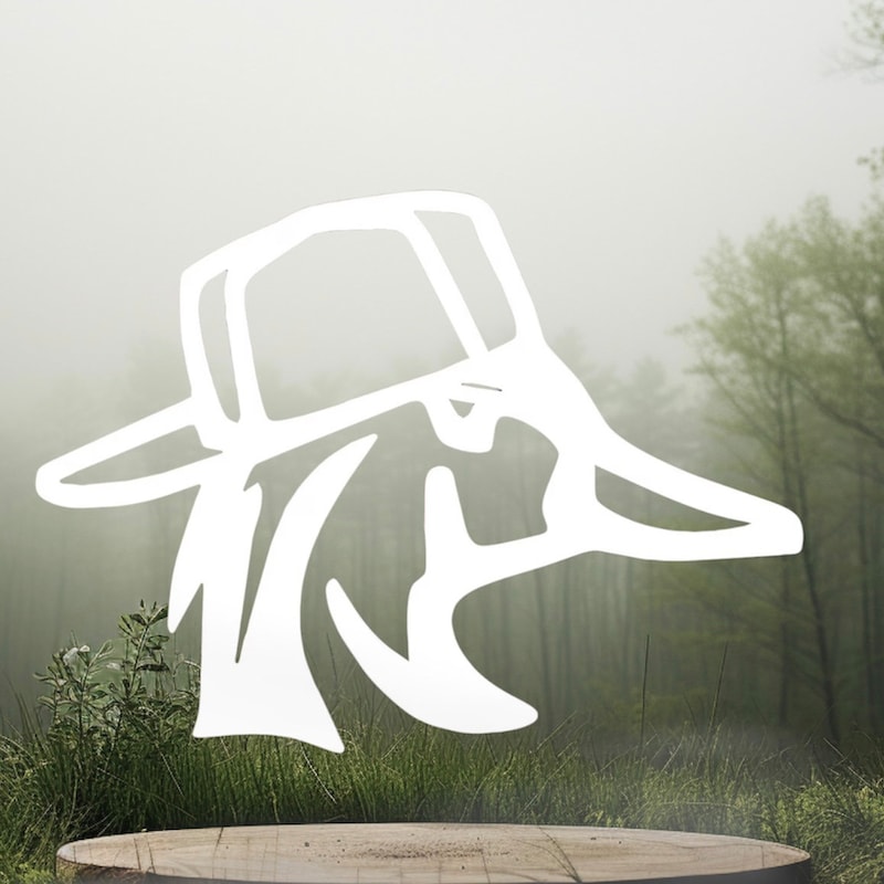 Backwards Hat Duck Stickers - Etsy