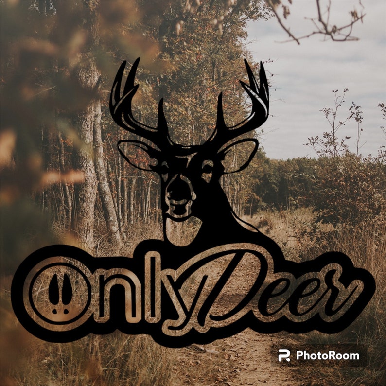 Only Deer Decal Deer Hunting Decal Truck Decals Hunting Decals Window ...