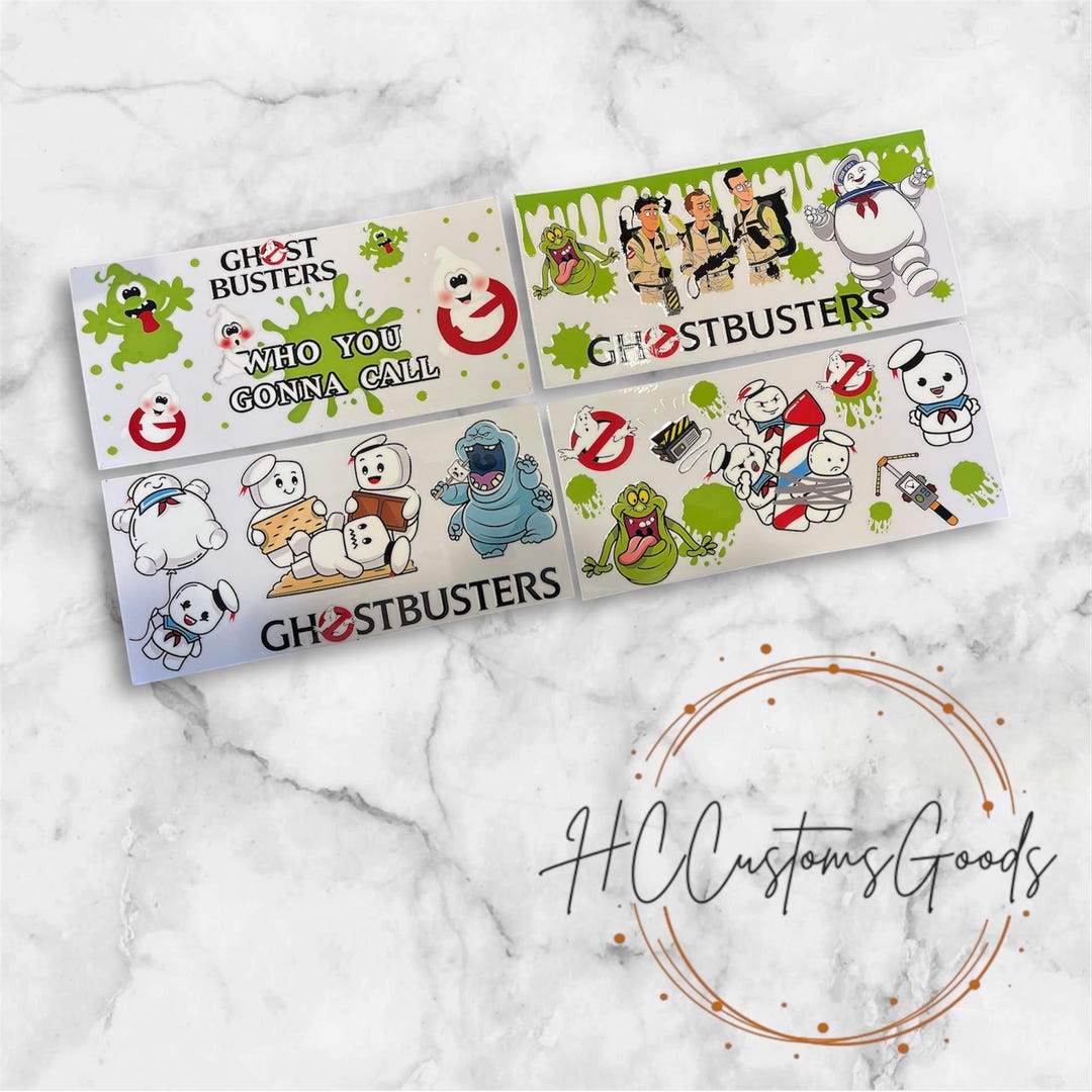 Ghostbusters Tumbler Wraps | 16 Oz Glass Can Wrap | Ghostbusters | Who ...