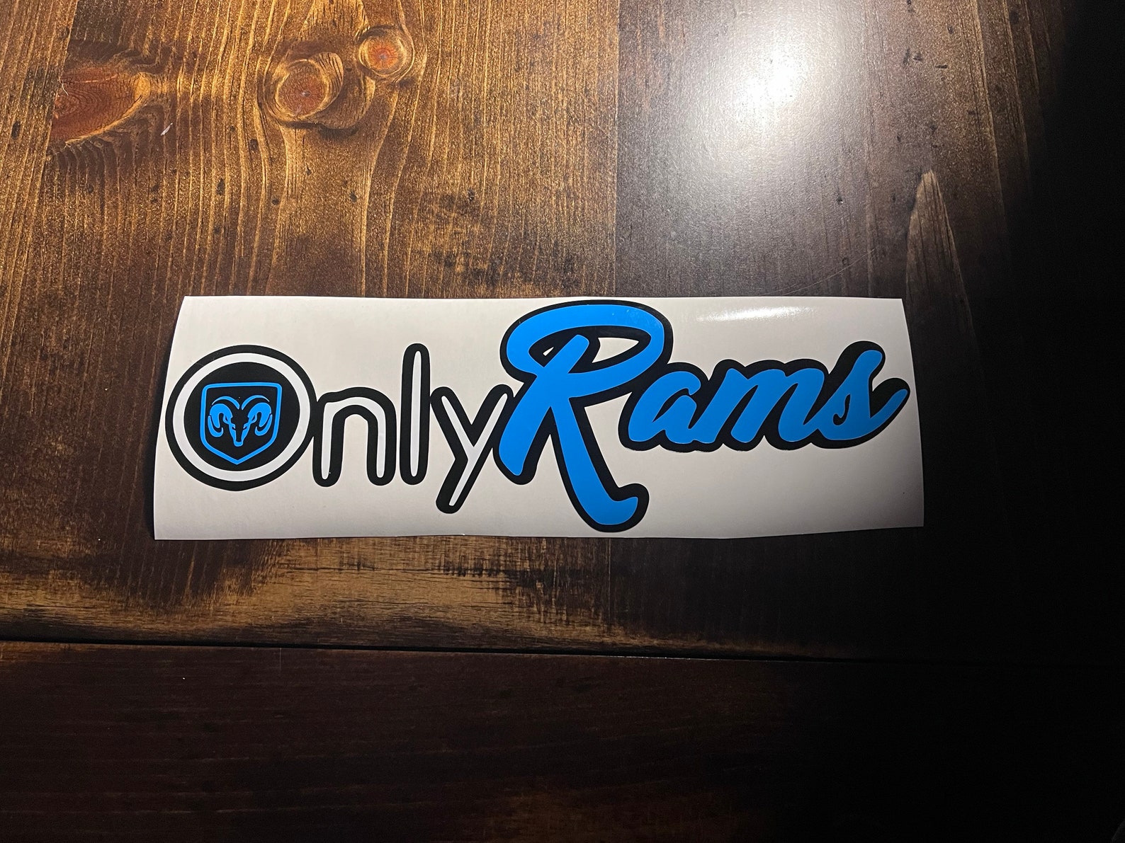 Only Rams Decal Only Rams Window Decal Truck Decal - Etsy