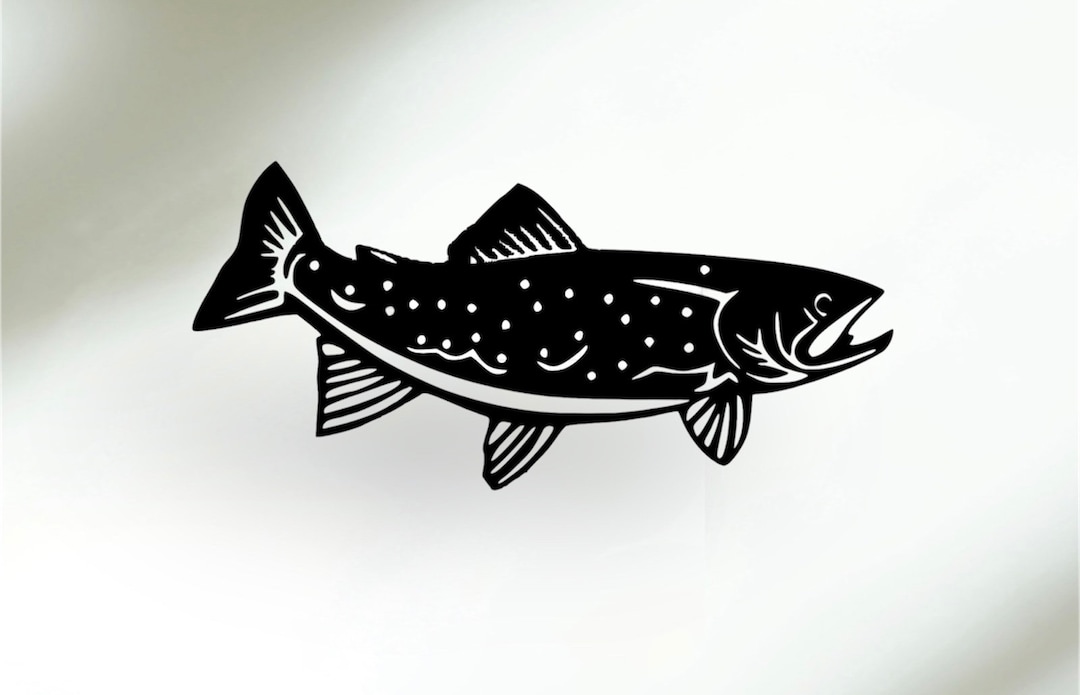 Rainbow Trout Decal | Trout Vinyl Decal | Fish Decal | Window Decal ...