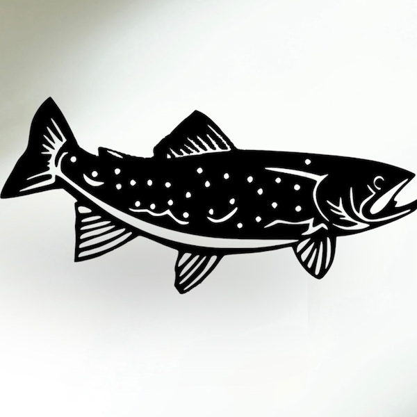 Trout Vinyl Decal - Etsy