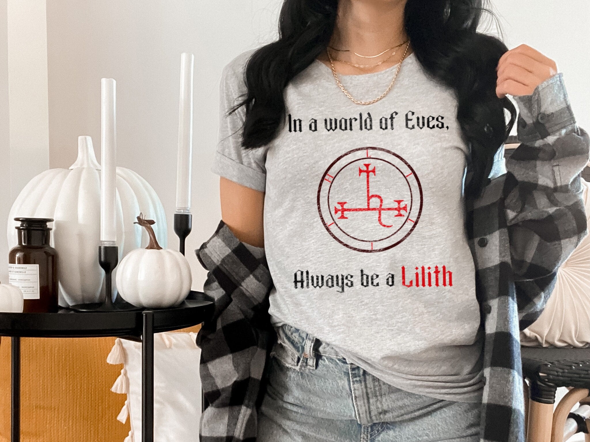 Lilith Tshirt, Always Be Lilith Shirt, Lilith Sigil, Pagan Shirt ...