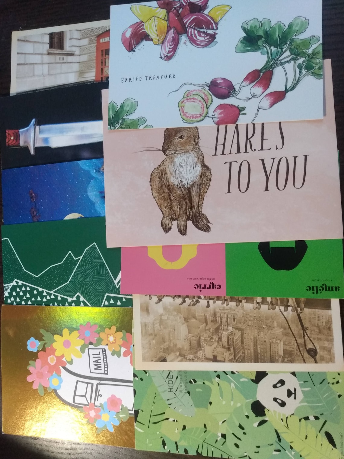 Postcrossing Starter Kit - 25 Random Blank Unstamped Postcards ...