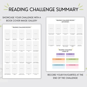 Reading Challenge Printable Reading Tracker Book Tracker Book Review ...