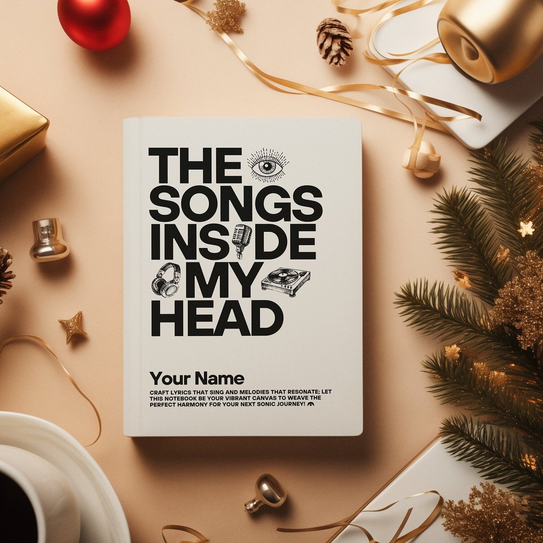 Customized Songwriting Notebook Gift for Songwriter, Personalized ...