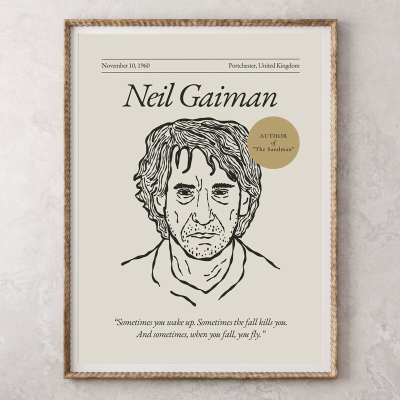 Neil Gaiman - Etsy