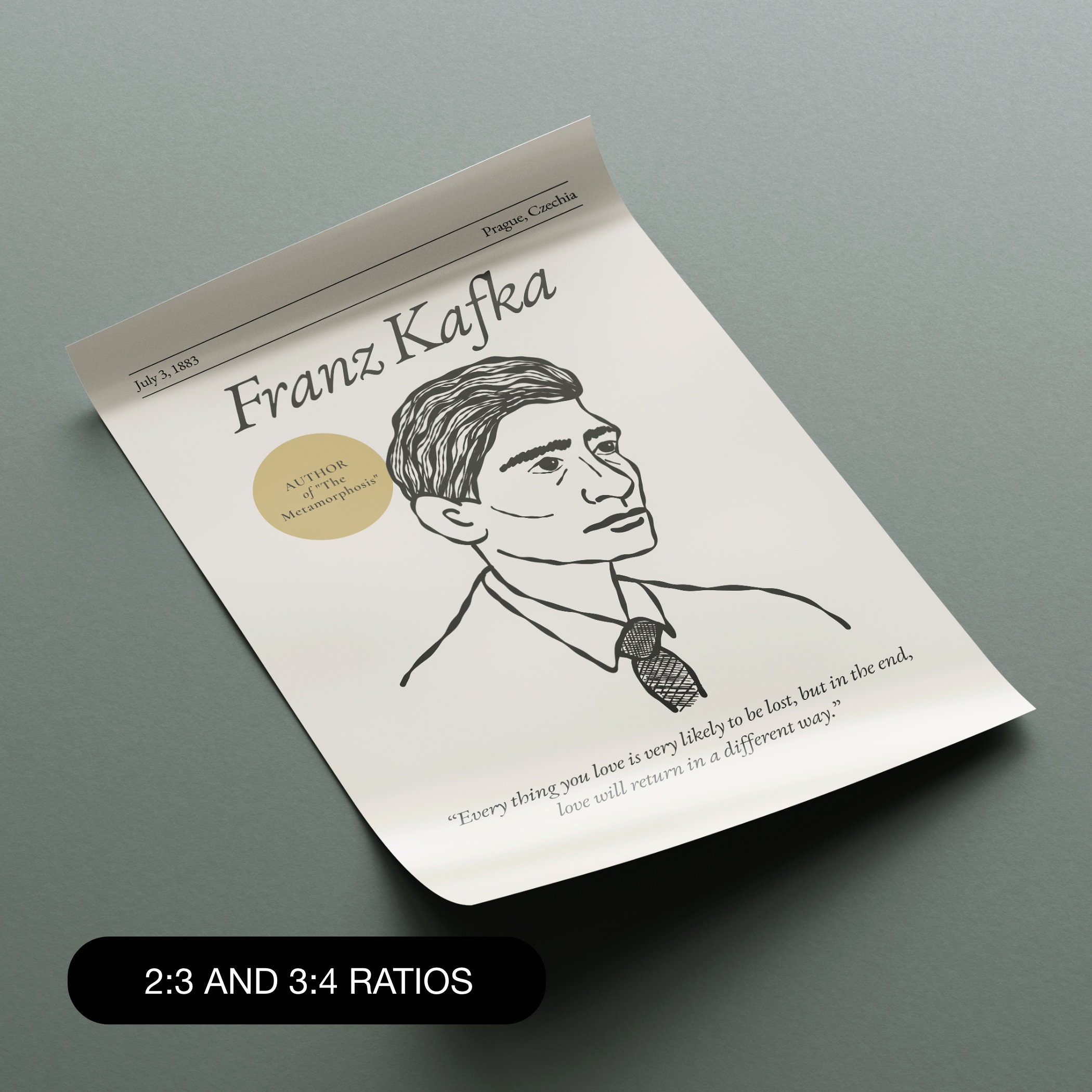 Custom Author Poster Personalized Writer Poster Custom - Etsy