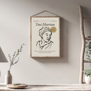 Toni Morrison Art Print: Literary Wall Art for Book Lovers - Etsy