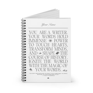 Personalized Writer's Notebook: Motivational Journal, Author Gift ...