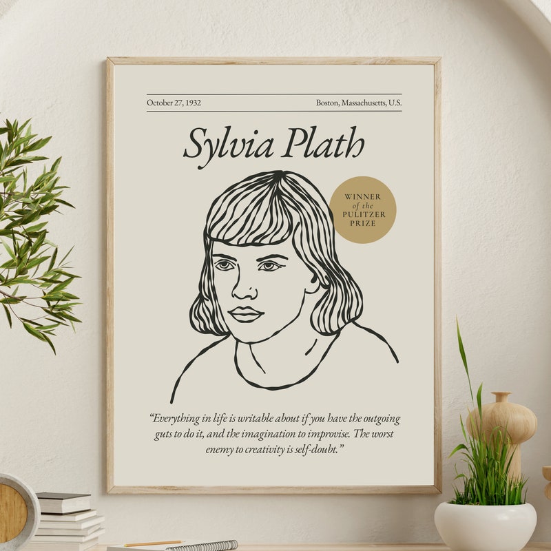 Sylvia Plath - Etsy UK