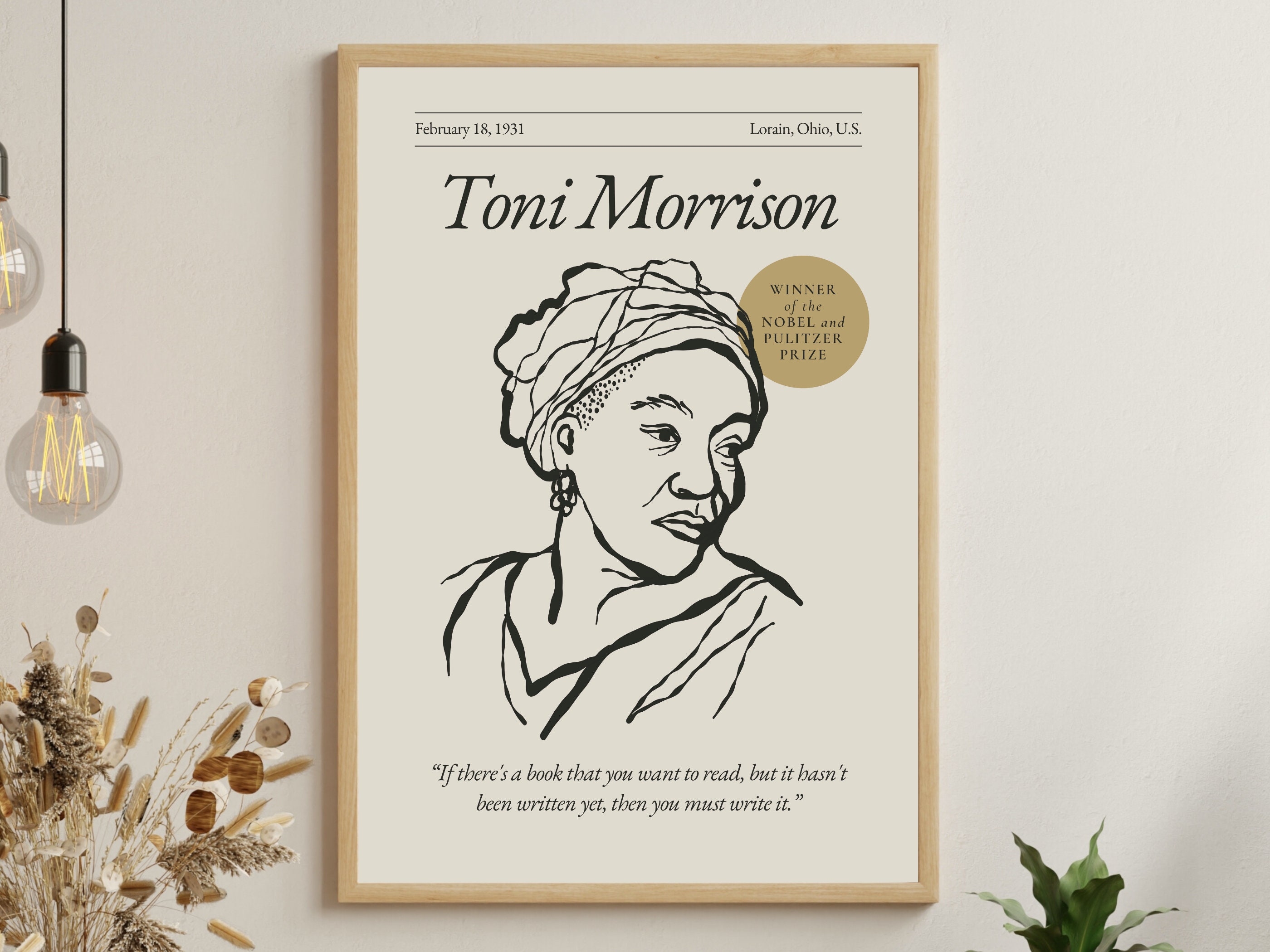 Toni Morrison Poster authors Series Writers Wall Art - Etsy