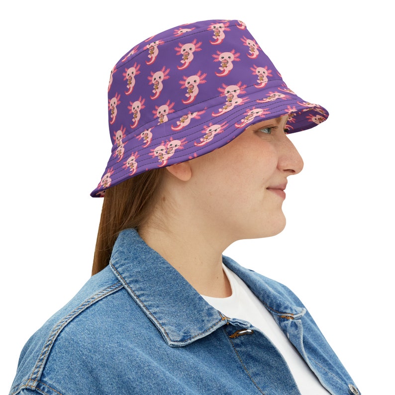 Boba Axolotl Bucket Hat AOP - Etsy