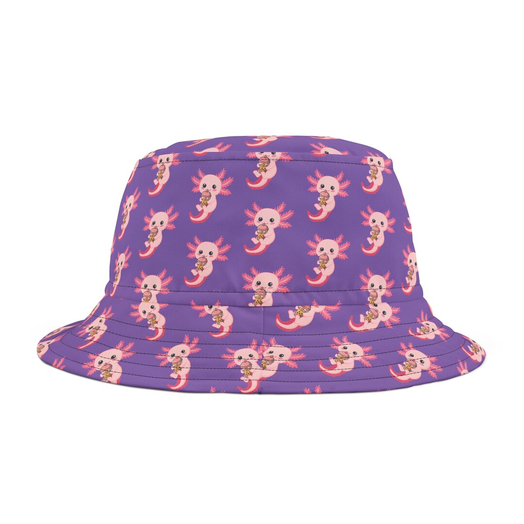 Boba Axolotl Bucket Hat AOP - Etsy