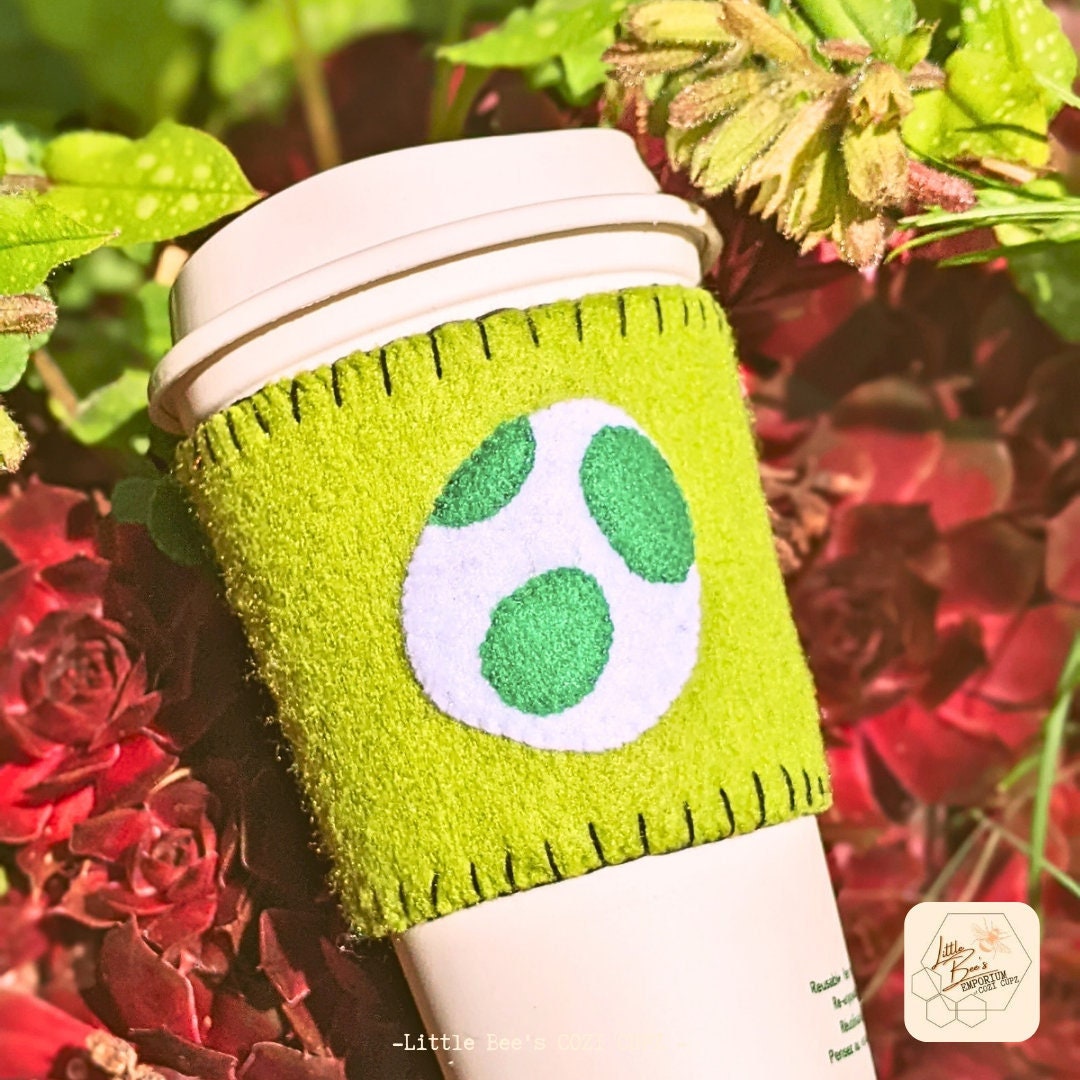 COZI KIDZ - “yoshi's Flag” Handmade Cup Sleeve - Etsy