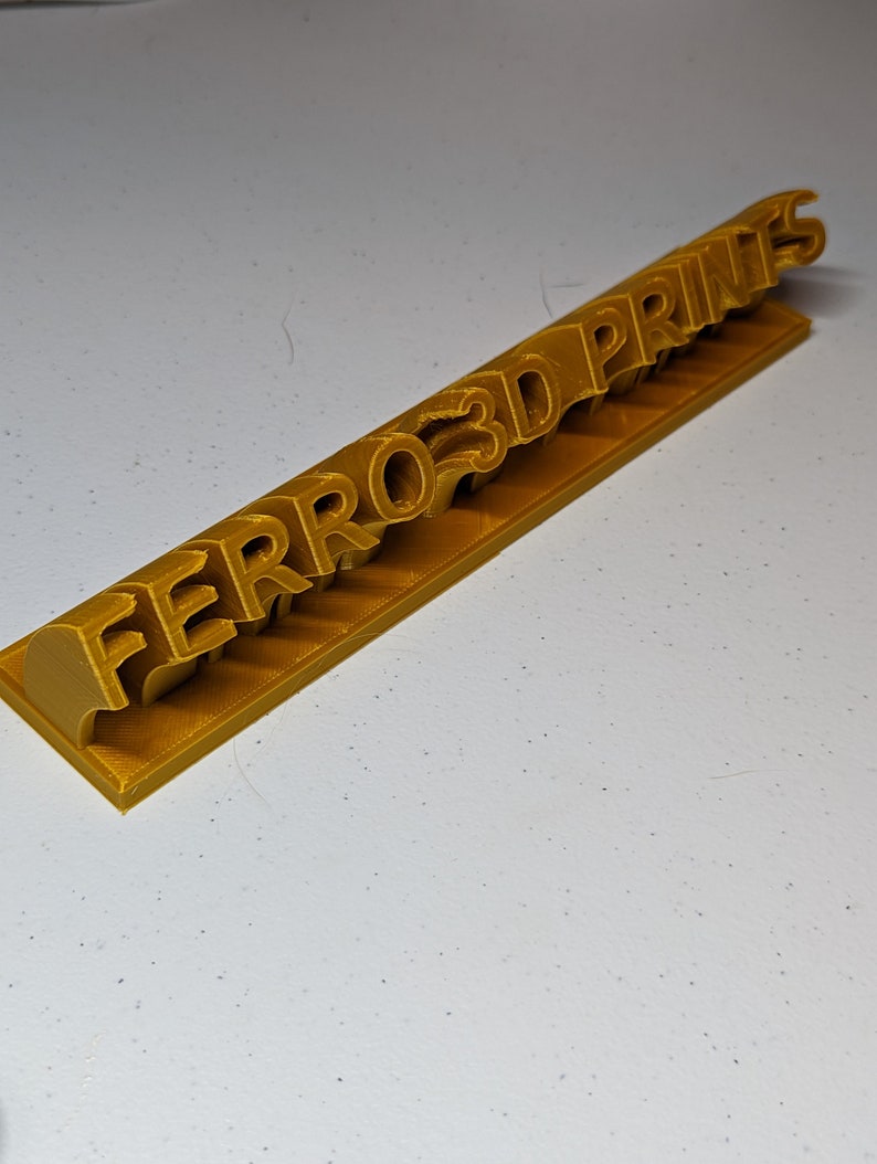 Custom 3D Printed Name Tag - Etsy