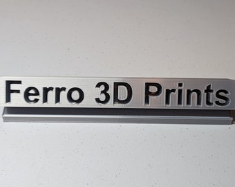 Custom 3d Printed Nameplate - Etsy