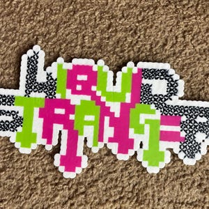 EDM DJ Perler Necklace - Etsy