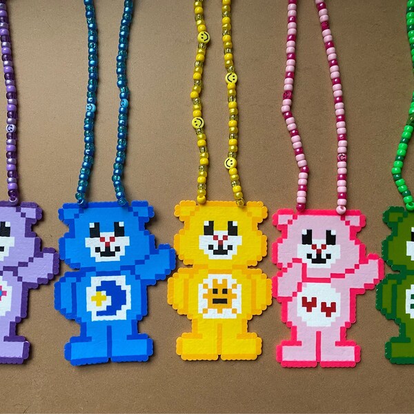 Perler Bead Necklace - Etsy
