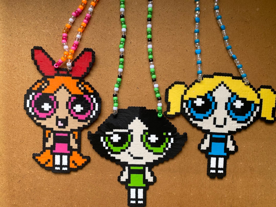 Character Perler Necklace - Etsy
