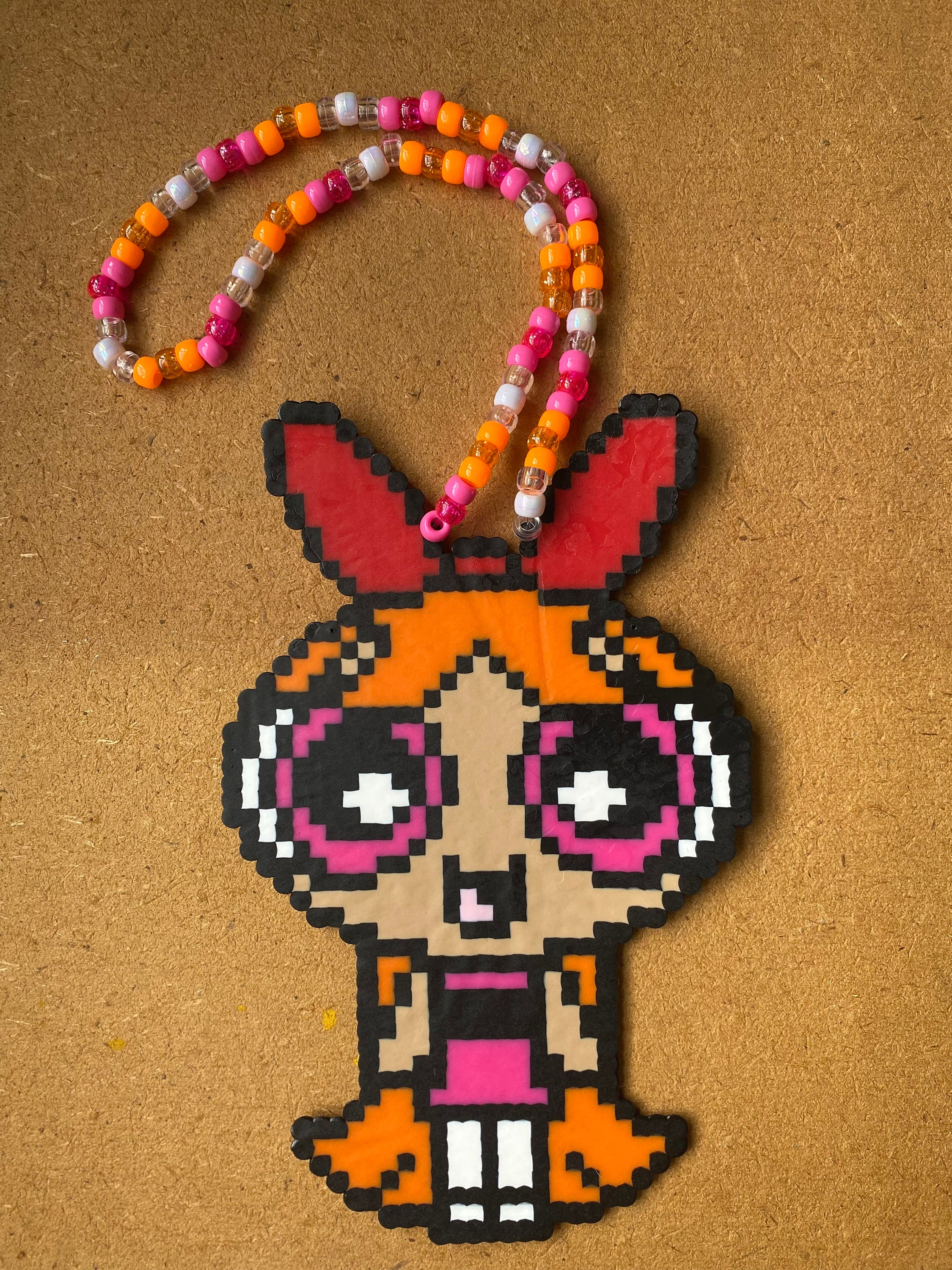 Character Perler Necklace - Etsy