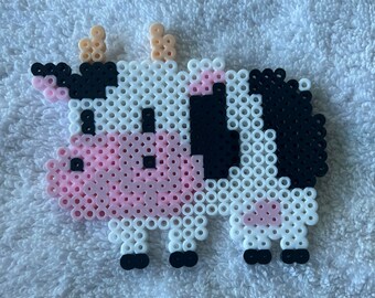Cute Cow Perler Bead - Etsy