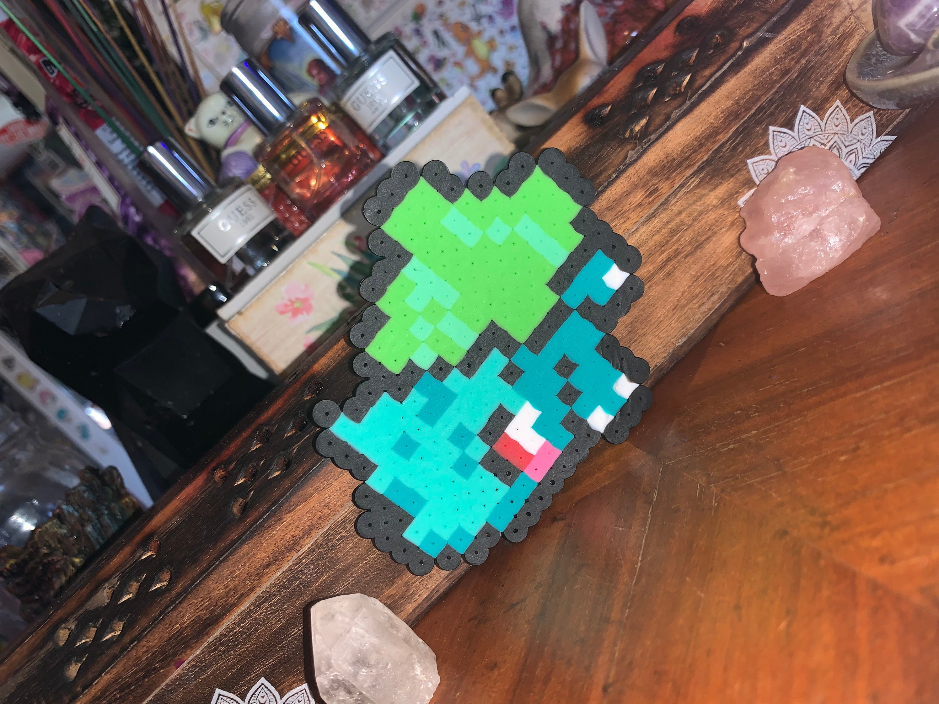 Cute Bulbasaur Perler Art to Decorate Your Room - Etsy