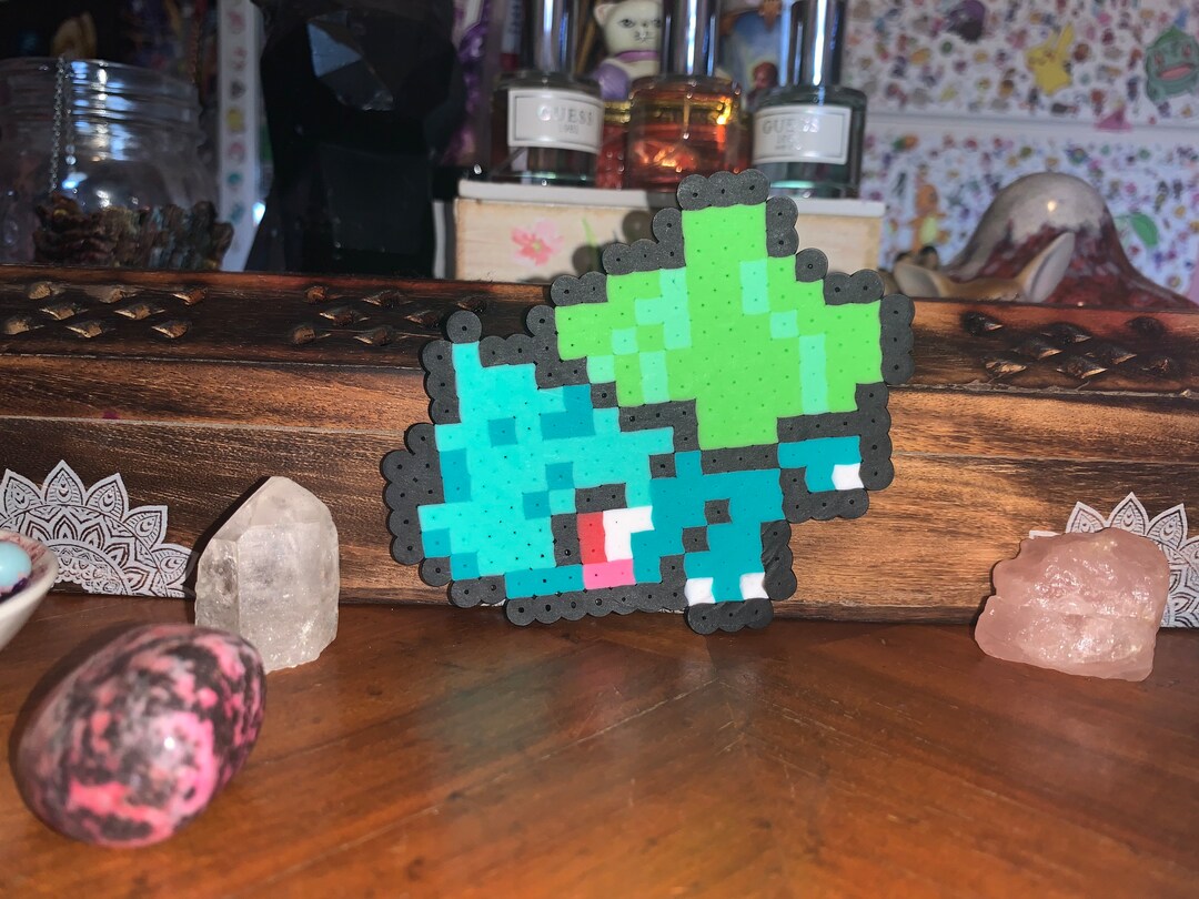 Cute Bulbasaur Perler Art to Decorate Your Room - Etsy