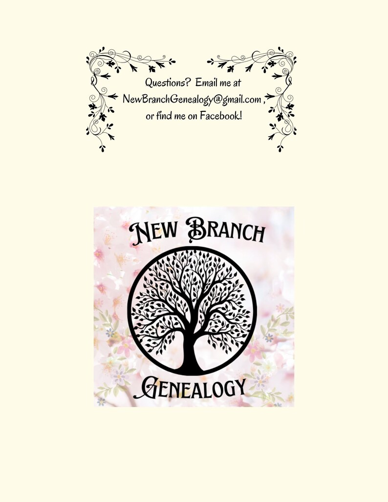 Cousin Chart WITH WORKSHEET! - Etsy UK