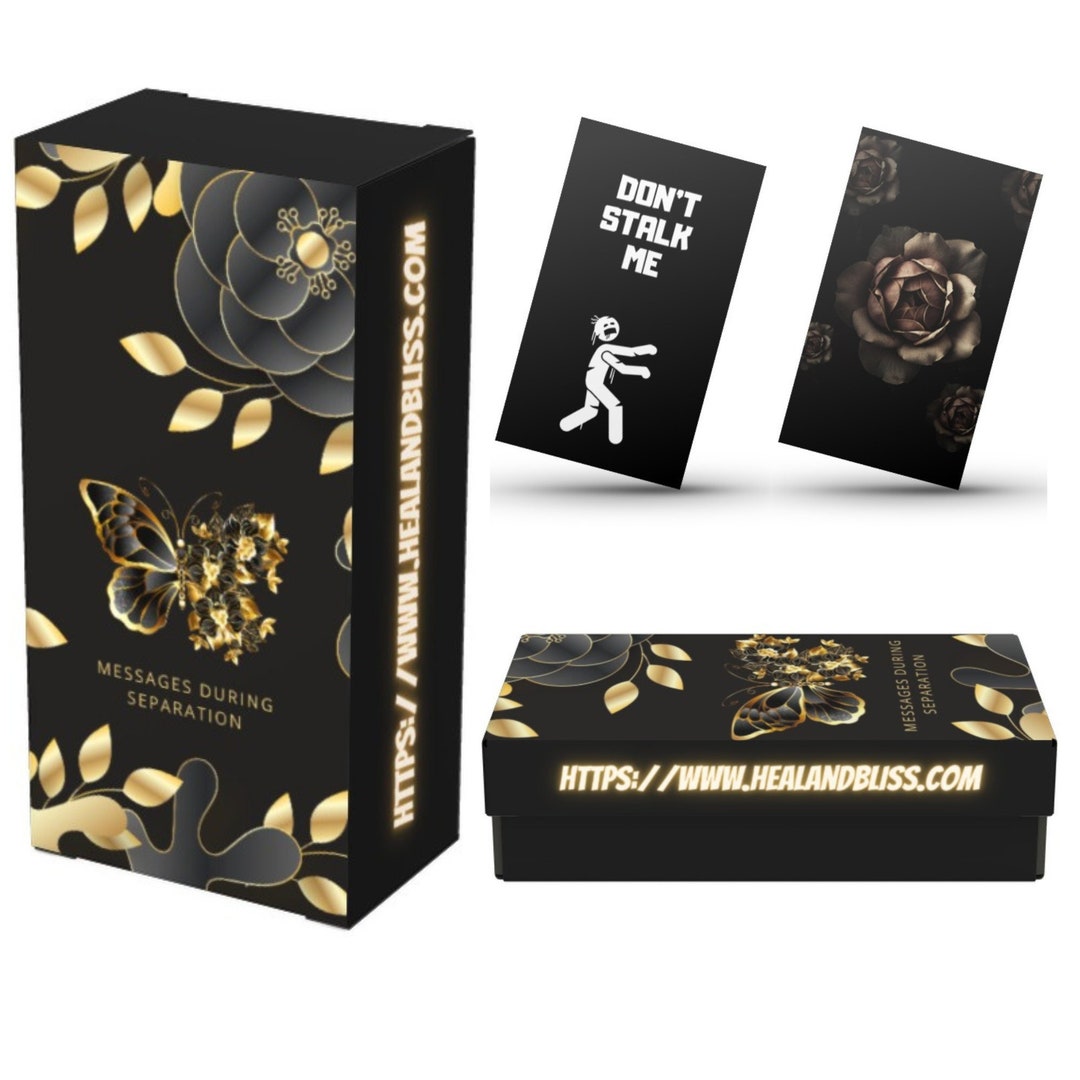 Messages During Separation (50 Cards) Printed Version - Etsy