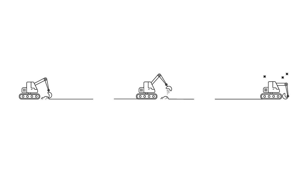 Three Diggers SVG, Excavator SVG, Diggers Digging SVG, Truck Svg ...