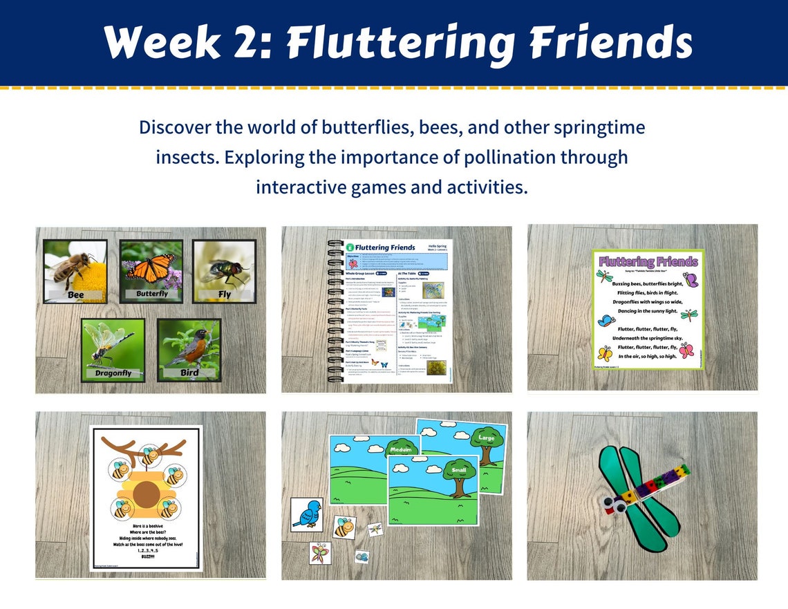 SPRING PRESCHOOL THEME: Thematic Lesson Plans for Daycare and Preschool ...