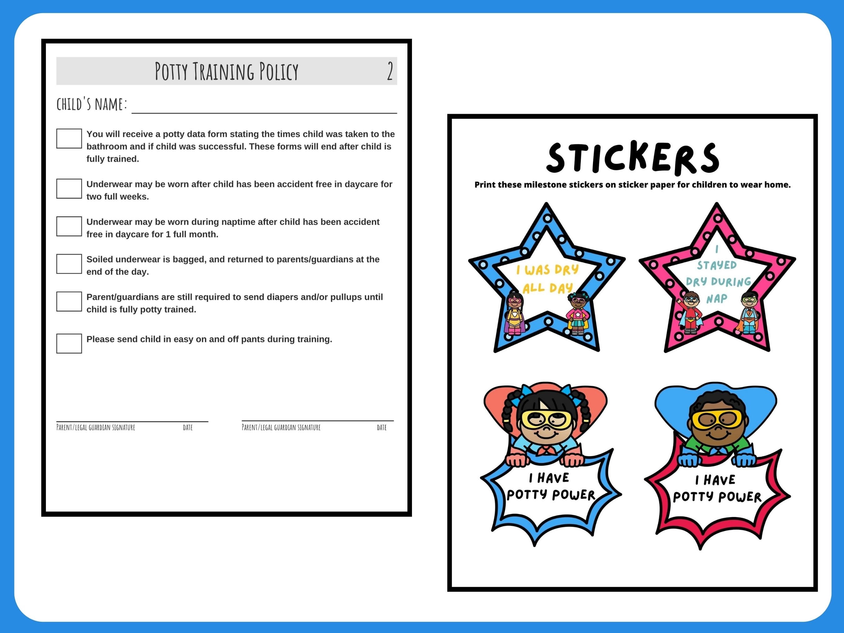 Potty Training in Daycare - Etsy