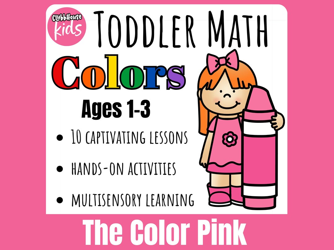 Learning Color Pink Toddler Lesson Plan Activities Color Curriculum ...
