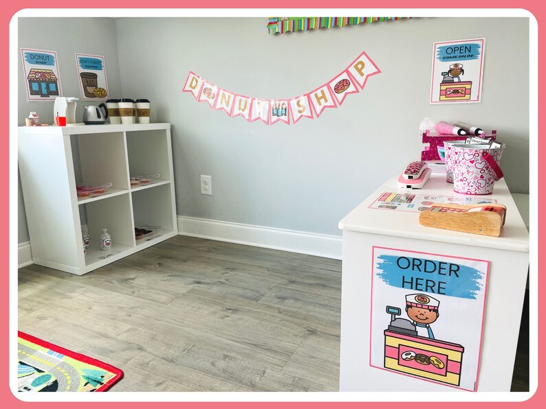 Donut Shop Dramatic Play Printables - Etsy